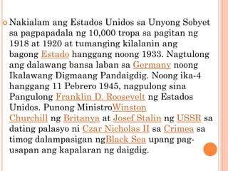 Group 7 lily kasaysayan at epekto ng cold war | PPT