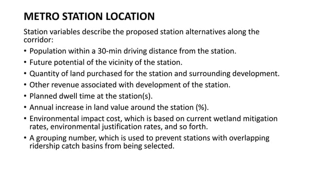 Operation management in METRO RAIL.pptx | Rail Travel | Travel Type