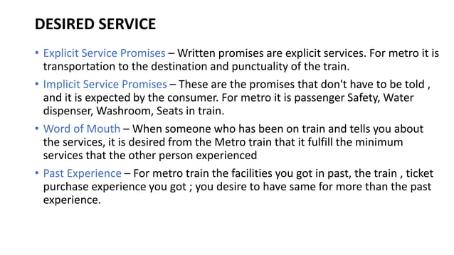 Operation management in METRO RAIL.pptx | Rail Travel | Travel Type