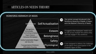 Motivation Theory: Maslow Theory of Need | PPT