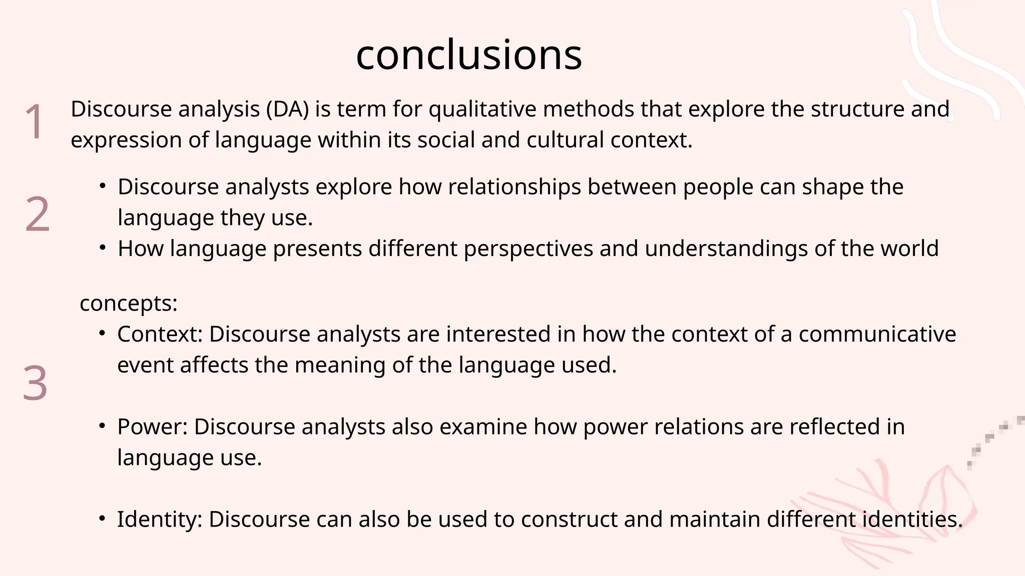 Title: Discourse Analysis as a Qualitative Research Method | PPTX
