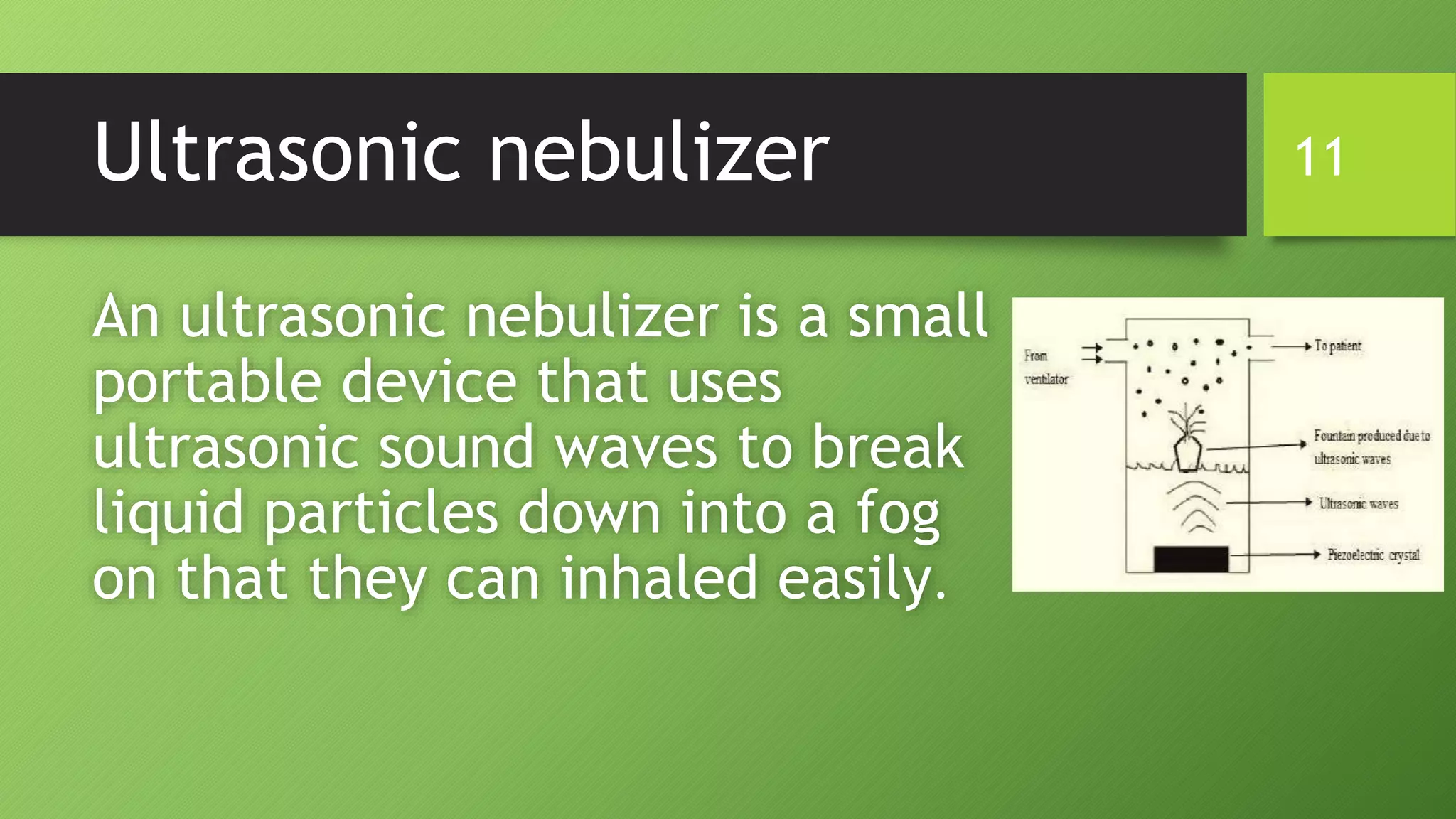 Nebulizer, types of_nebulizer, principle of nebulizer. | PPTX