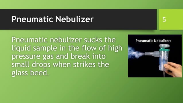 Nebulizer, types of_nebulizer, principle of nebulizer. | PPT | Free ...