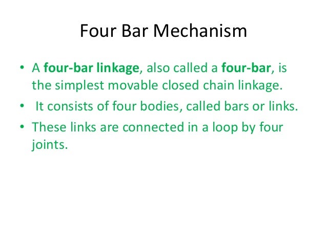 Four Bar Mechanism