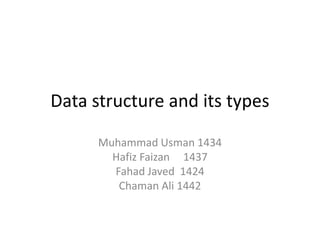 Data structure and its types | PPT