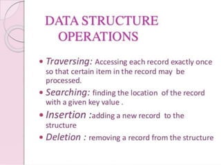 Data structure and its types | PPT