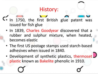 Adhesives | PPTX