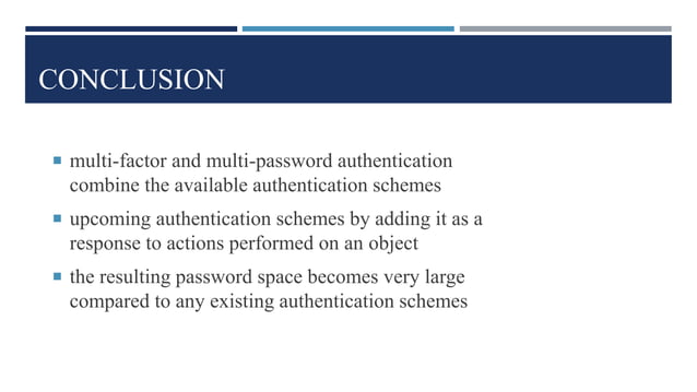3D Password for Secure Authentication | PPT