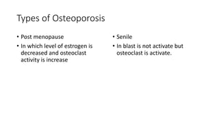 Breaking Down Osteoporosis Causes Symptoms Pptx
