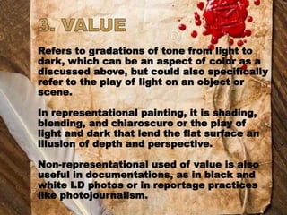 Elements of arts and principle of composition pptx | PPTX