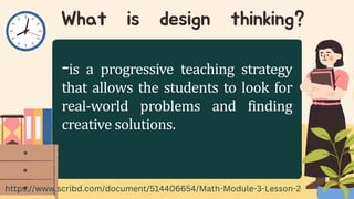 Powerpoint Presentation- DESIGN THINKING STRATEGY | PDF