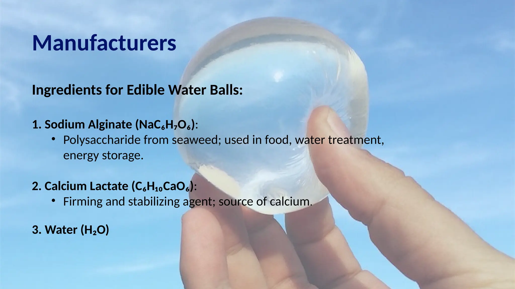 Group 8 - ohoo/ Edible Water Balls .pptx