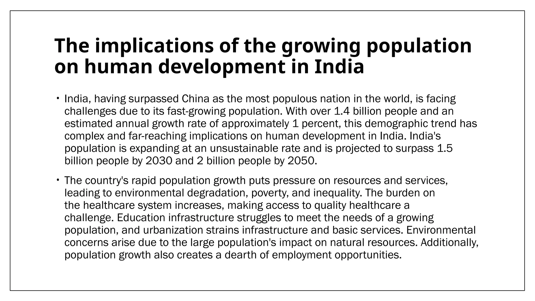group 8 - overpopulation.pptx very impo | PPTX | Environment | Science