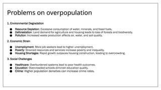 group 8 - overpopulation.pptx very impo | PPTX | Environment | Science