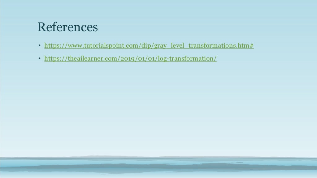 Log Transformation In Image Processing With Example Log Transformation In Image Processing With Example