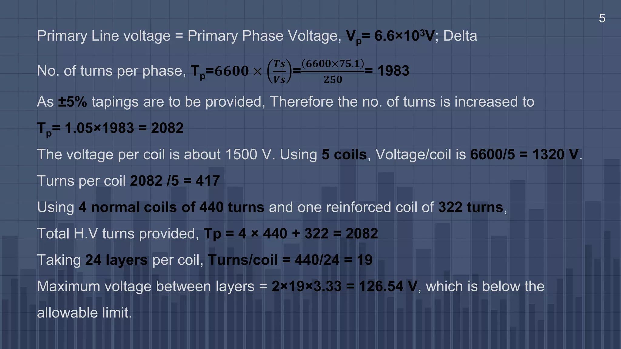 Distribution Transformer Design (Electrical Machine Design) | PPTX