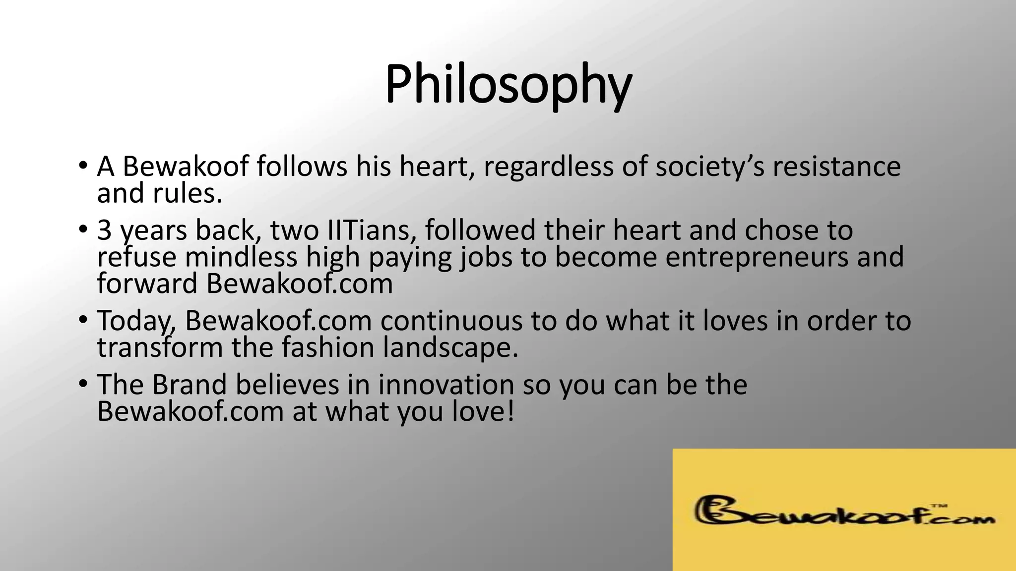 Bewakoof.com | PPTX
