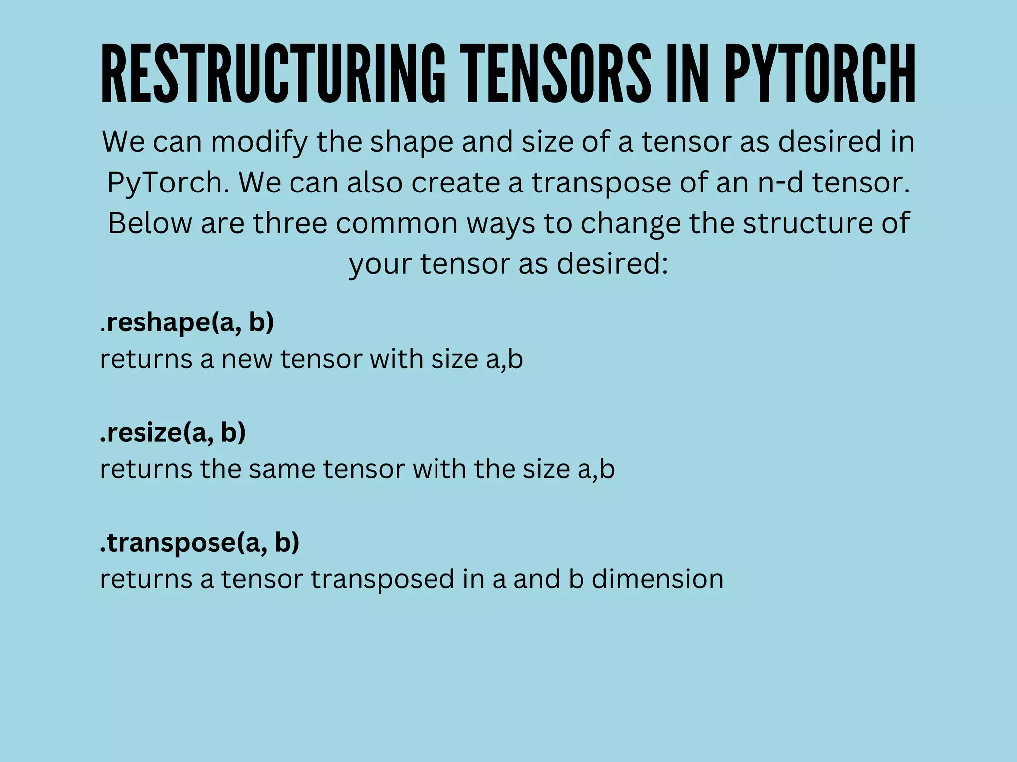 Pytorch Introduction Pdf