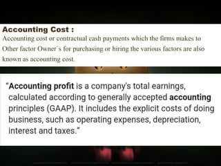 Cost and Cost Curve | PPTX