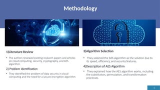 Advance Encryption Standard and its better performance | PPTX
