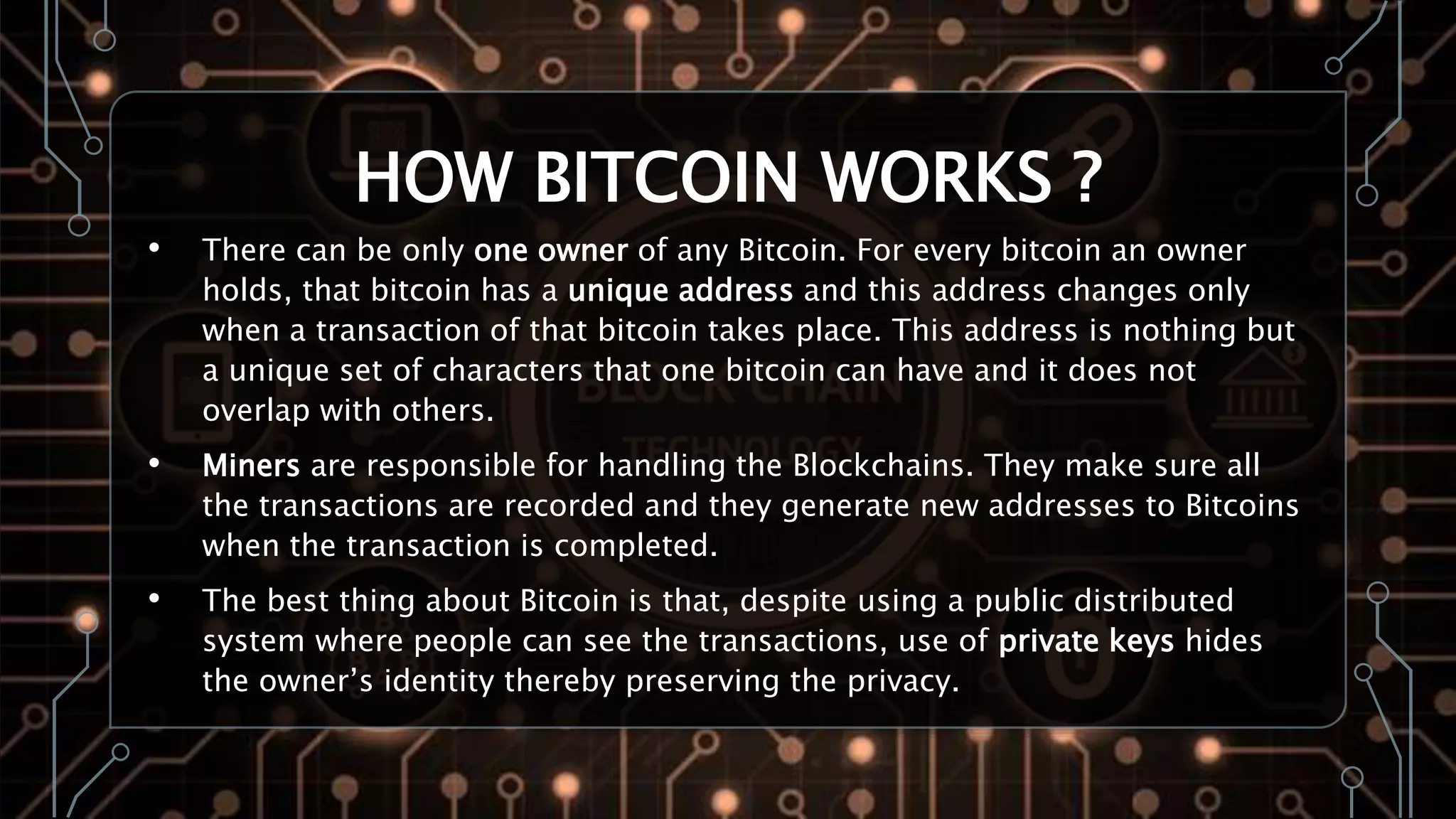 BITCOIN- A Presentation. | PPTX