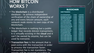 BITCOIN- A Presentation. | PPTX