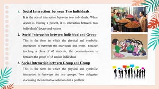 social interaction and socialization | PPTX