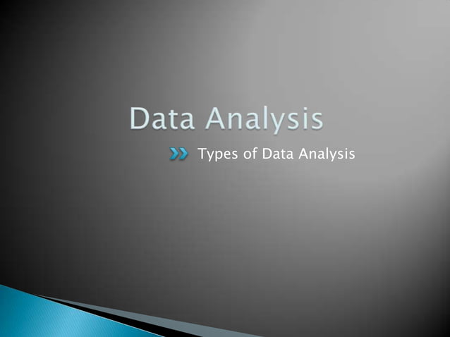 Data Analysis, Presentation and Interpretation of Data | PPT