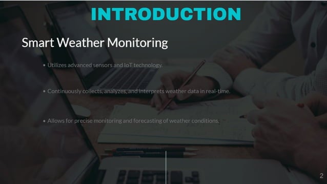 Smart Weather Monitoring System Using IoT | PPTX