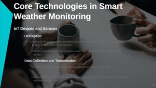 Smart Weather Monitoring System Using IoT | PPTX