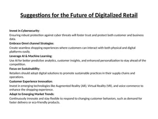 Digital Transformation ppt on retail industry | PPTX