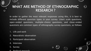 Group 9 ethnographic design | PPT
