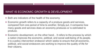 Growth vs development ( by Karan & Group) | PPT