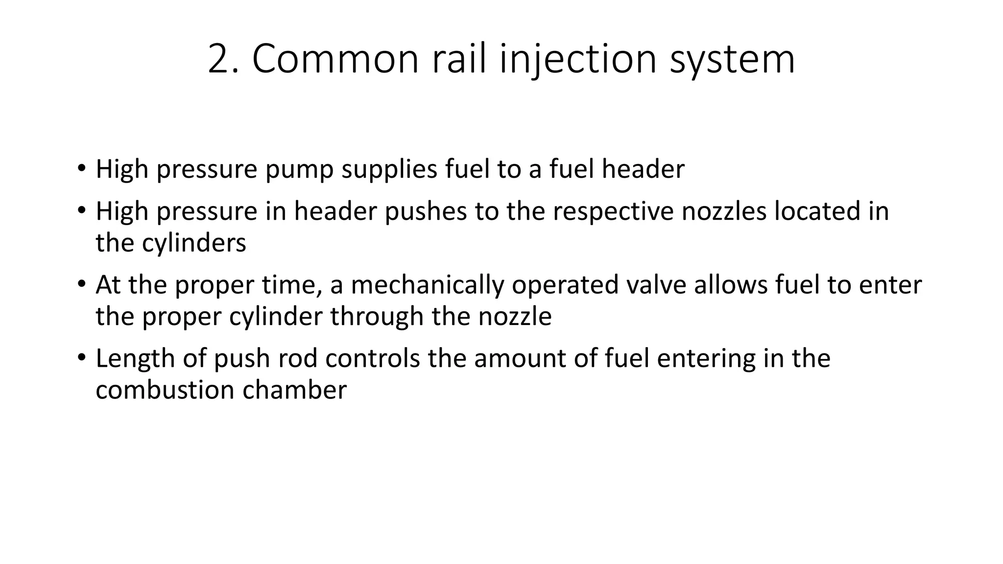 Types of Fuel Injection systems in Spark Ignition and Compression ...