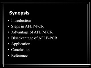 Group 9 Amplification fragment length polymorphisn-1.pptx
