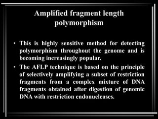 Group 9 Amplification fragment length polymorphisn-1.pptx