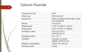 Calcium Fluoride | PPT