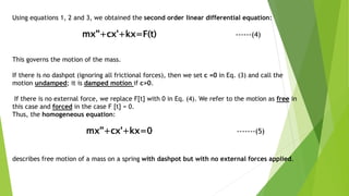 Damped and undamped motion differential equations.pptx