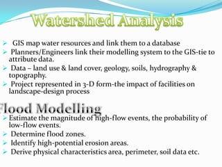 GIS and GPS - applications in civil engg | PPTX