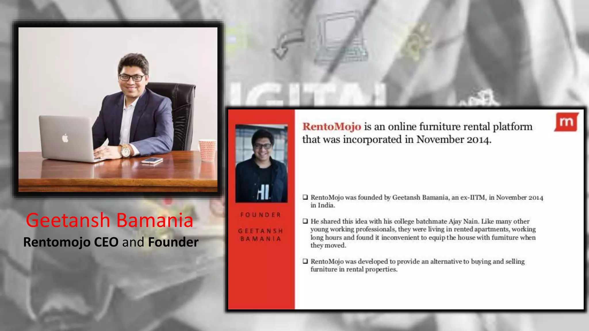 digital business model RENTO MOJO | PPTX