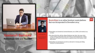 digital business model RENTO MOJO | PPTX