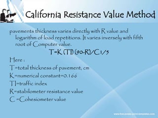 PAVEMENT DESIGN (Group 9) | PPT