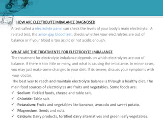 GROUP 9 PRESENTATION ON Electrolytes imb | PDF
