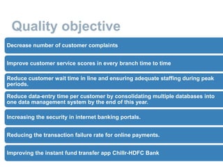 Total Quality Management in Banking Sector | PPTX