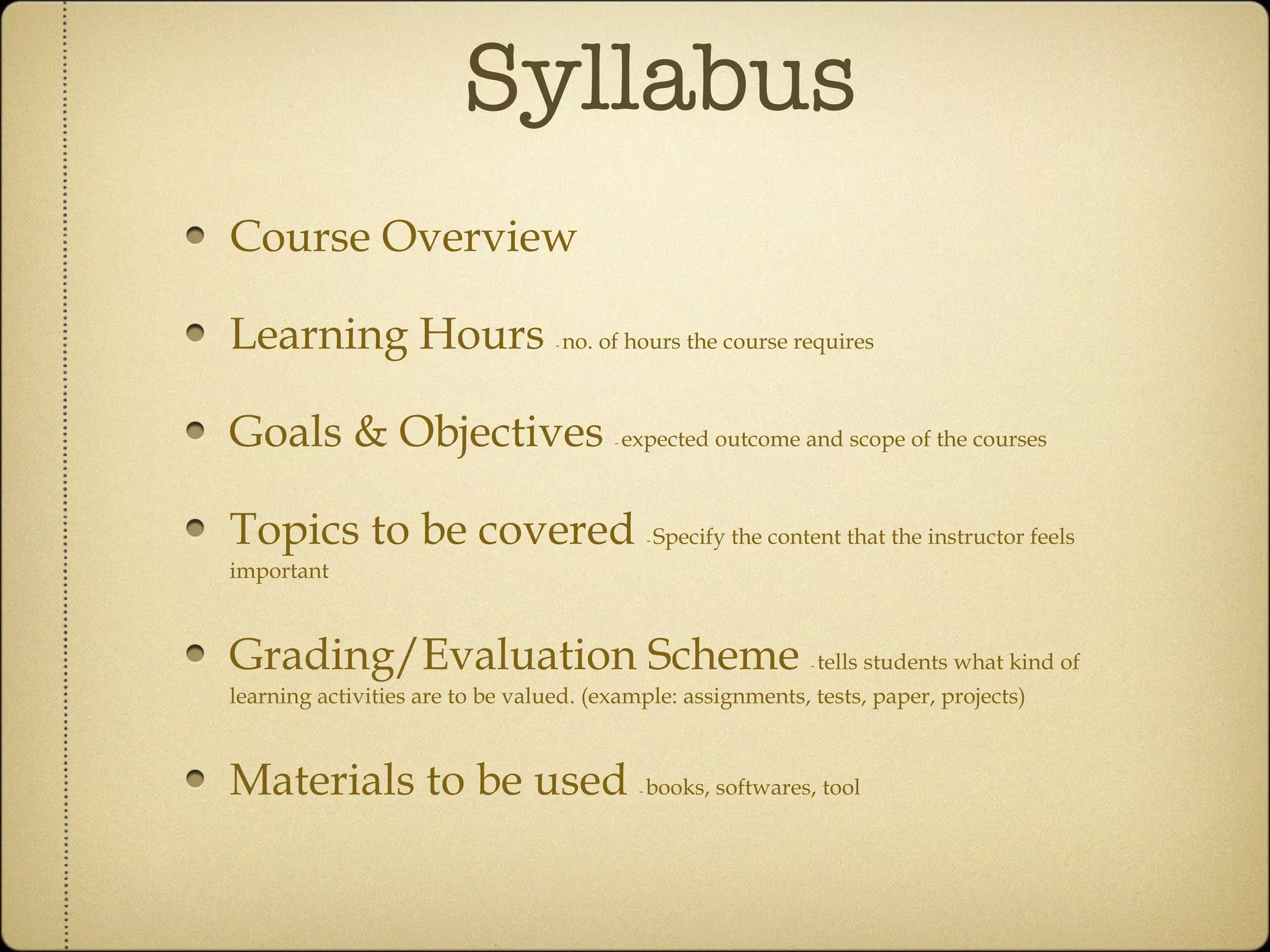 Group A - differences on Syllabus, Curriculum, SOW and Lesson Plan | PPS