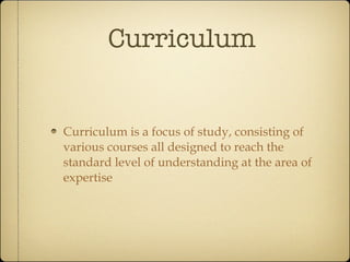 Group A - differences on Syllabus, Curriculum, SOW and Lesson Plan | PPS