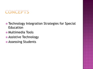 Technology in Special Education | PPTX
