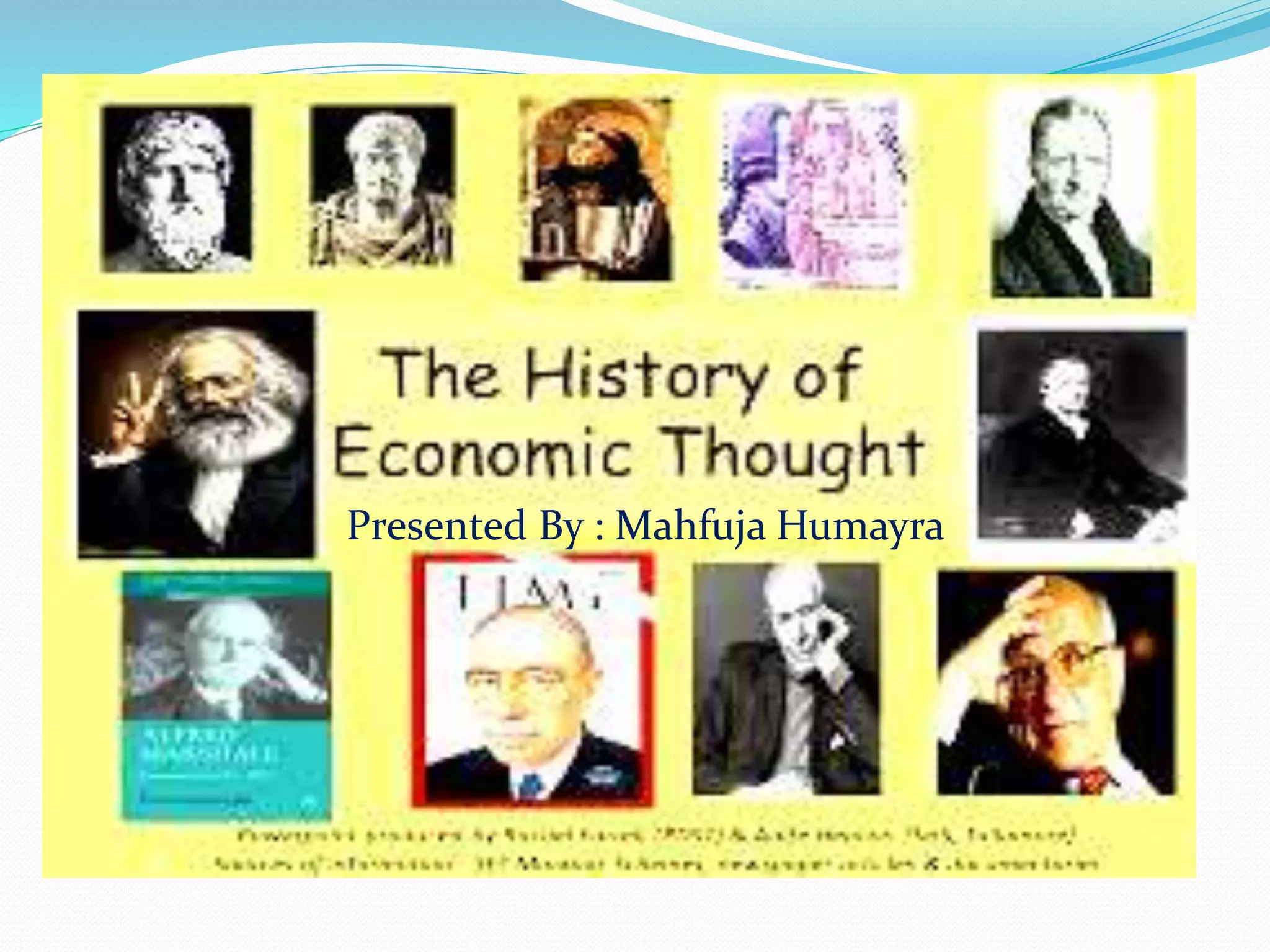 History of Economic Thought | PPTX