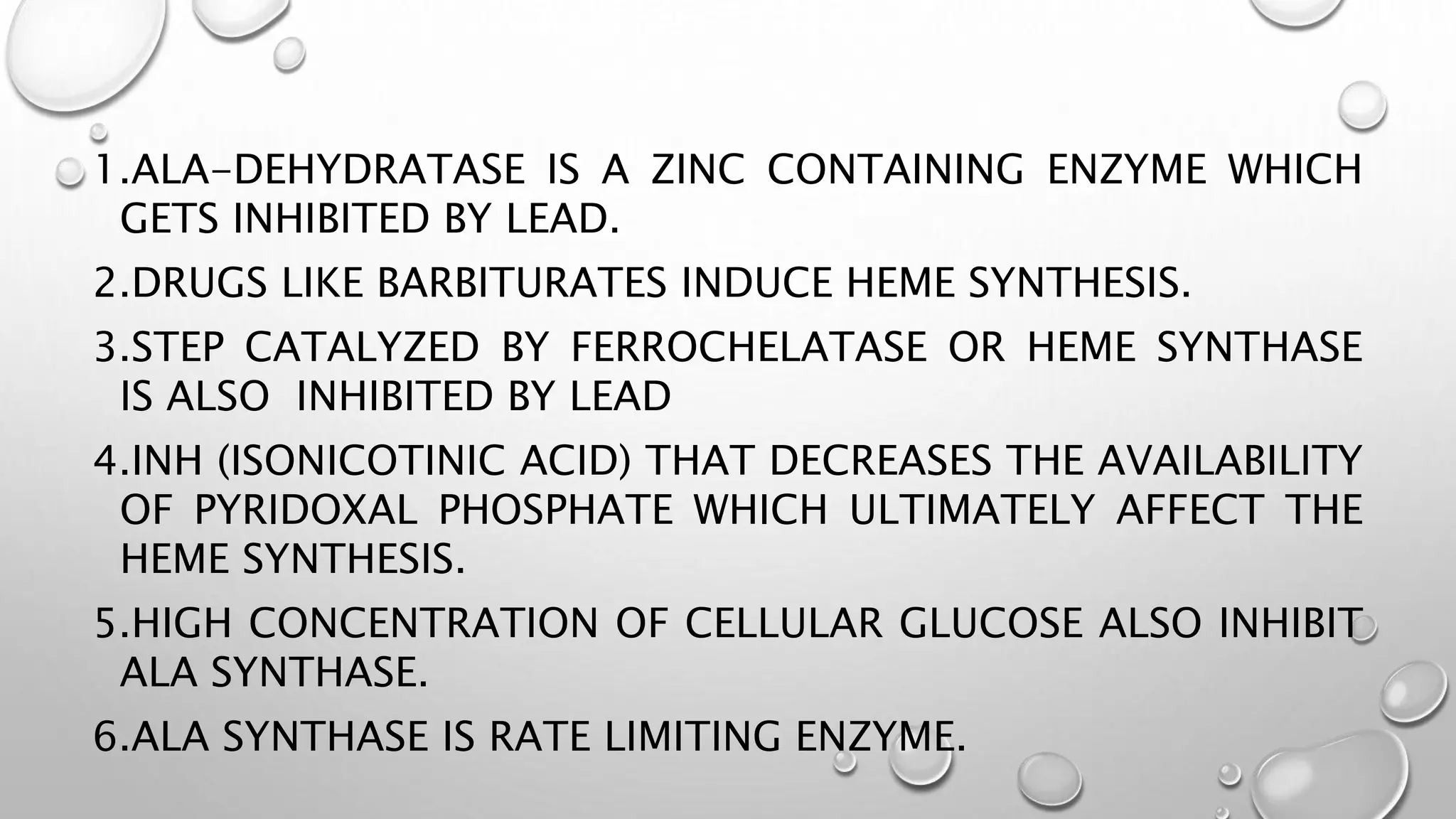 Heme biosynthesis and it’s general overview | PPTX