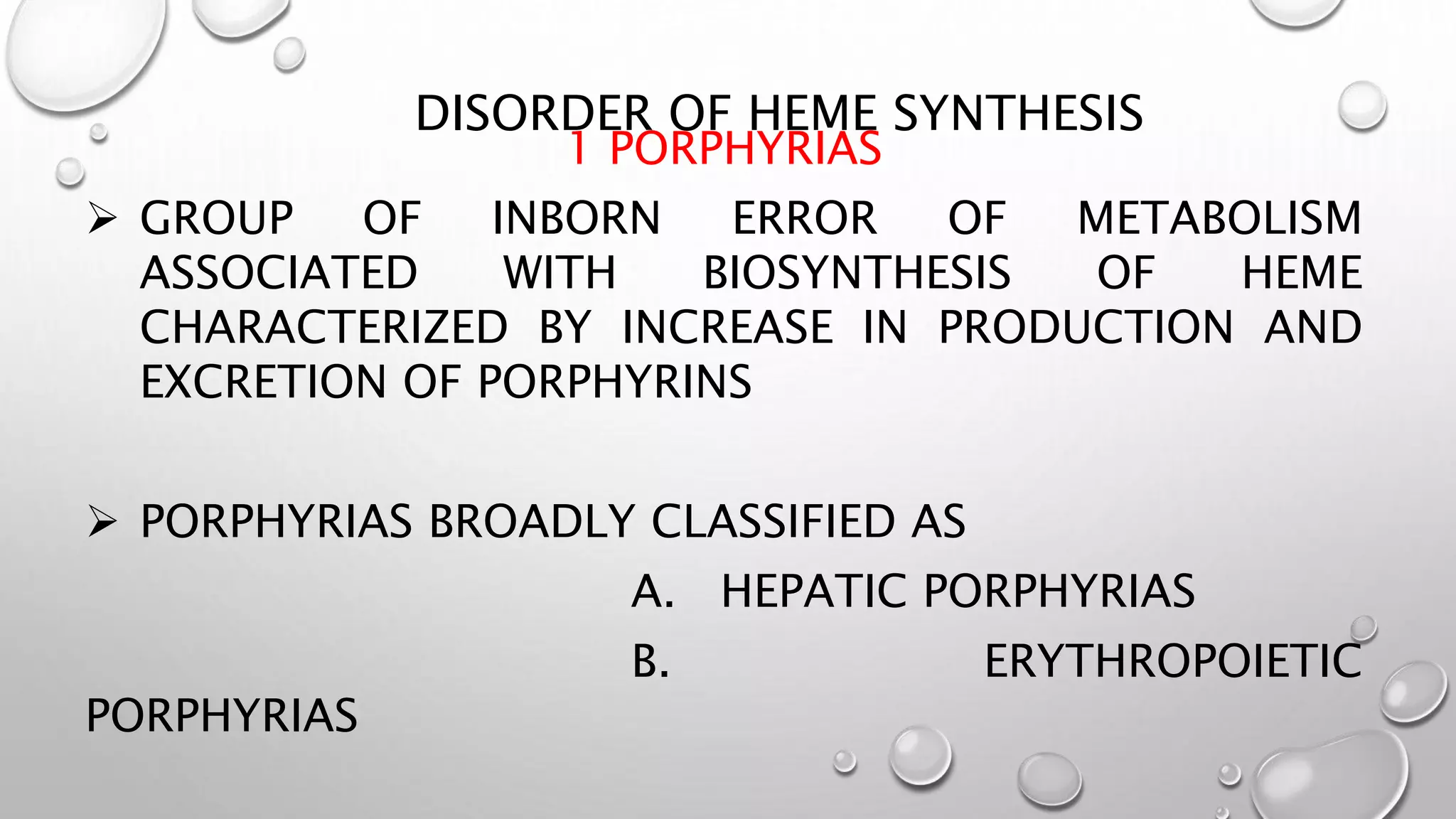 Heme biosynthesis and it’s general overview | PPTX